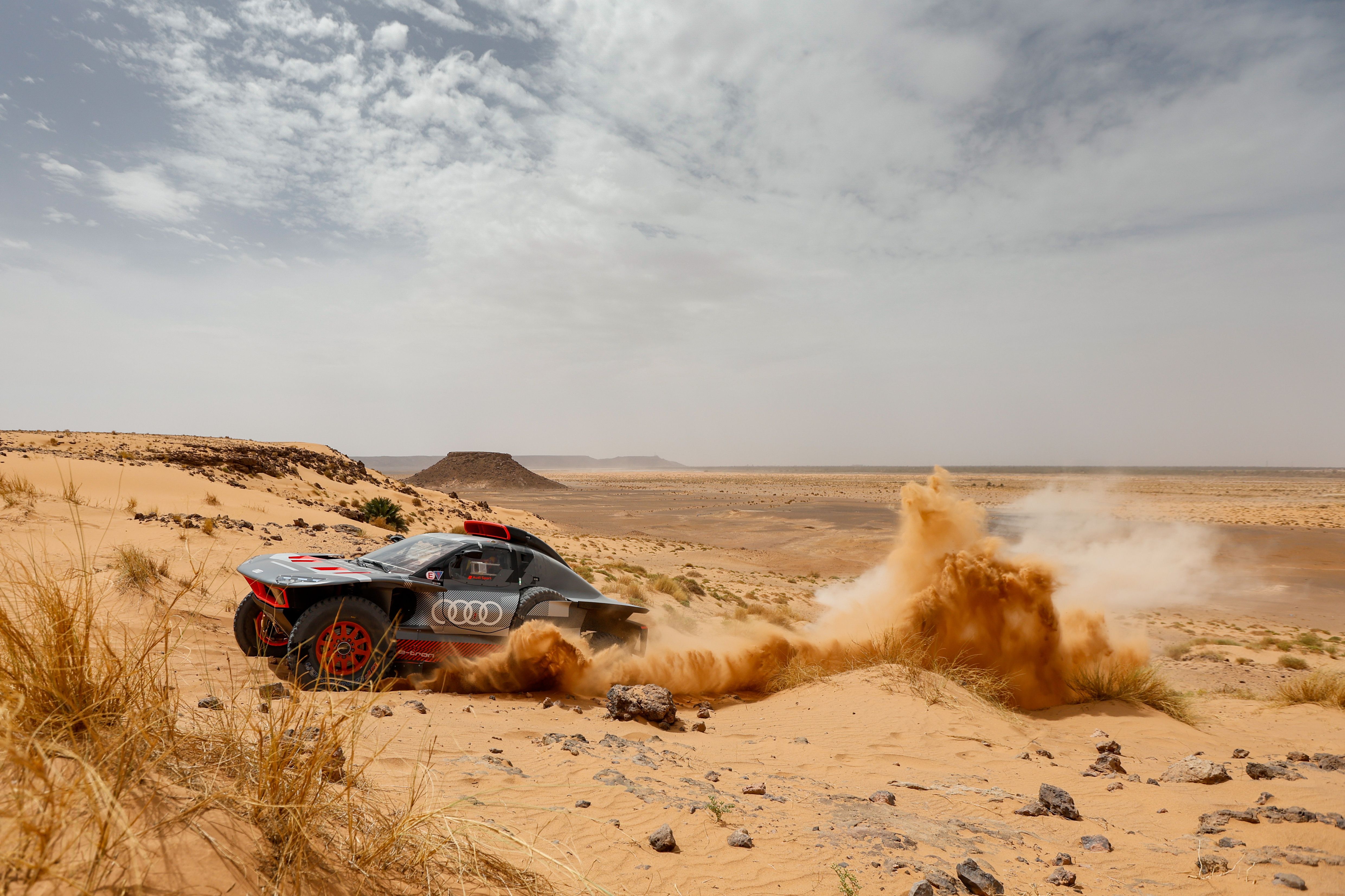 Audi's Dakar Ambitions Take the RS Q E-Tron E2 to the Morocco Rally