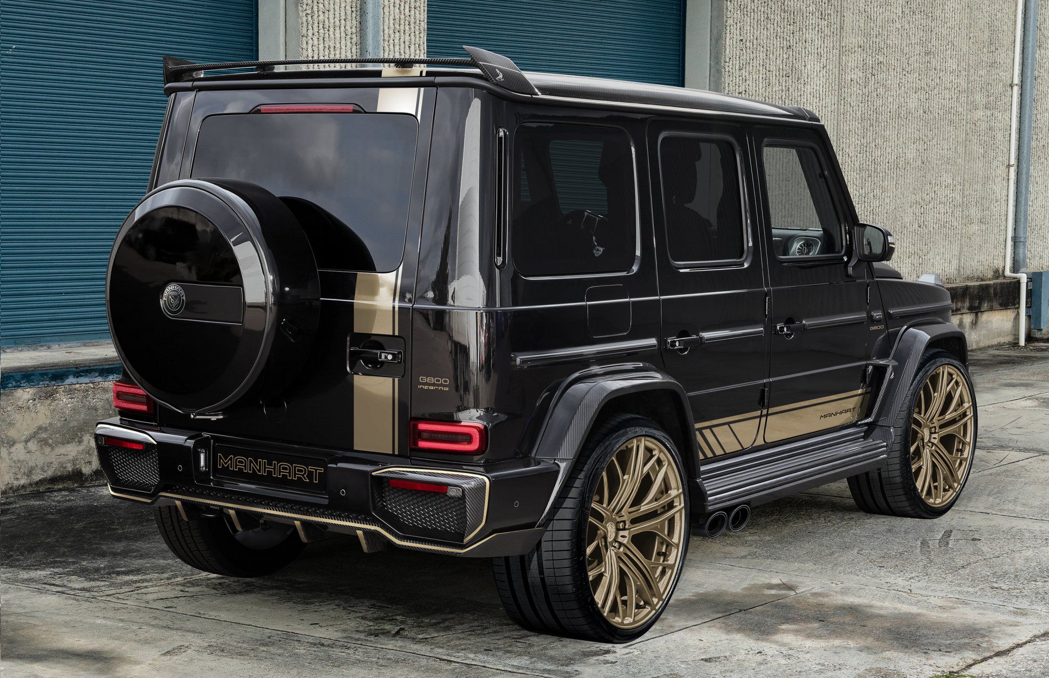 Manhart G800 Inferno Kit Gives the Mercedes-AMG G63 800 Horsepower