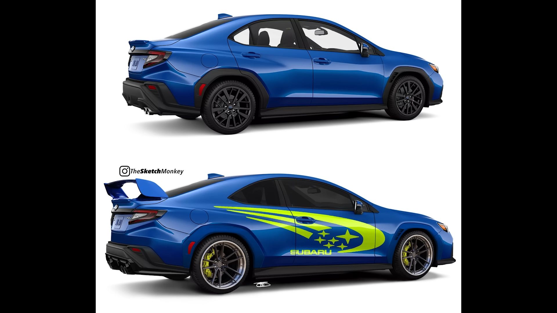 Subaru Impreza 22B Imagined As A 2022 Model