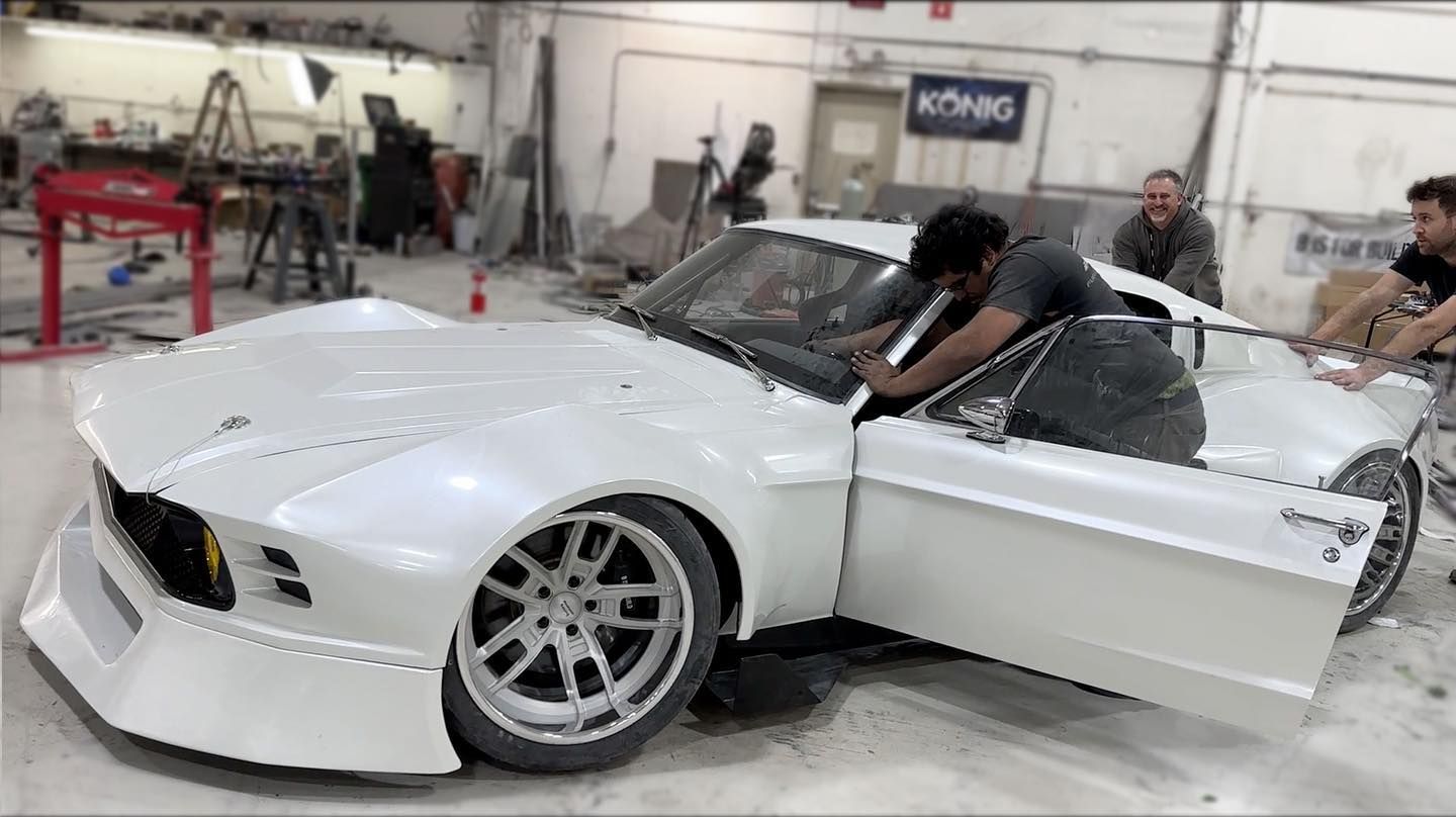 Mid-Engined 1967 Mustang SEMA Build Is Part Chevy And Part Bugatti