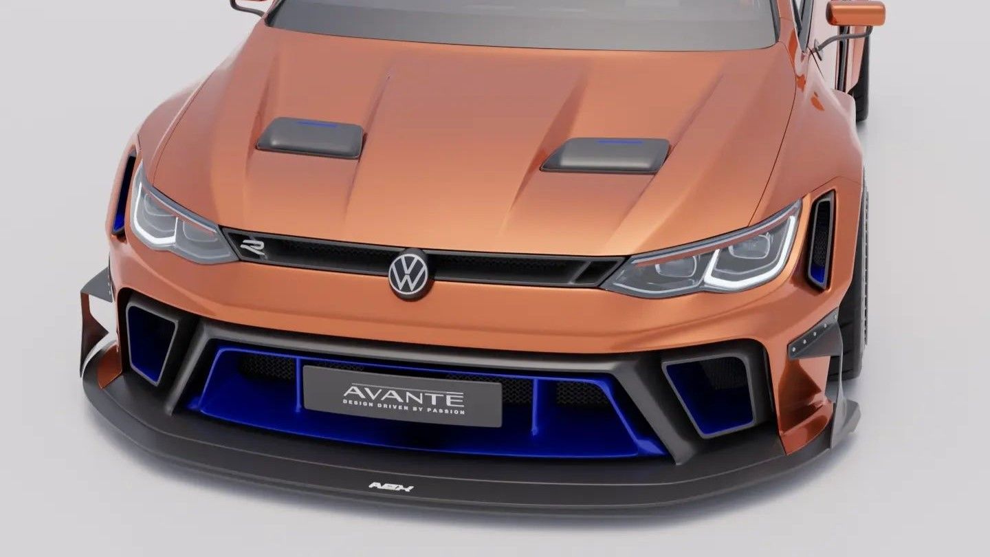 The Ultimate Tuner's Dream: A Ferrari V-12 Swapped VW Golf R