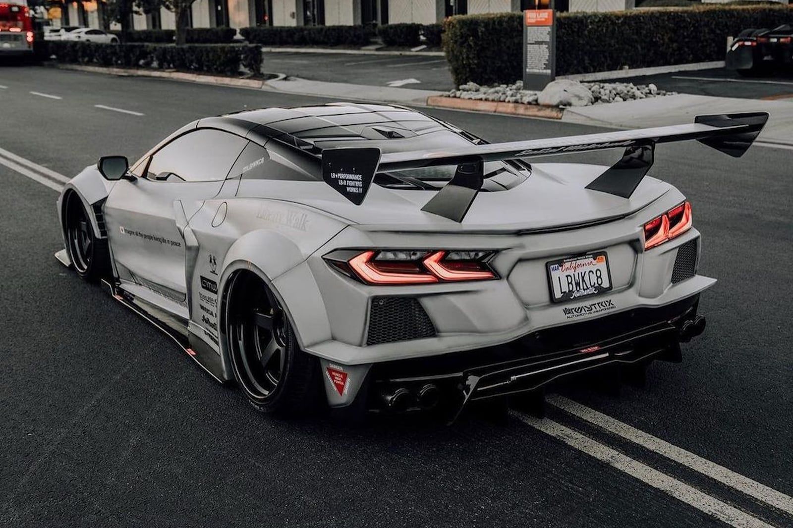 Liberty Walk Introduces Striking Chevy C8 Corvette Body Kit