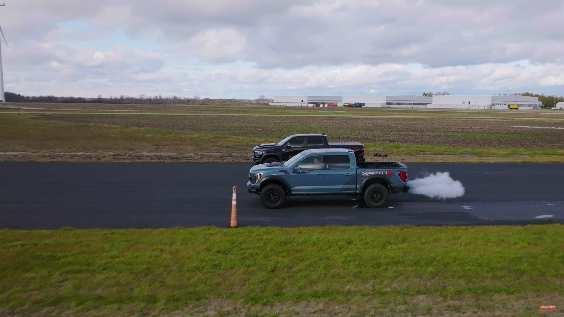 Watch As The Ford F-150 Raptor R and Ram TRX Trade Blows On And Off The ...