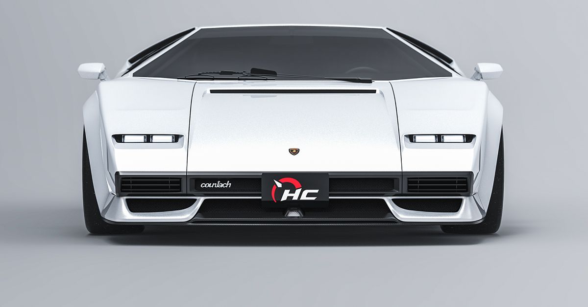 Lamborghini Countach Rendering Illustrates An Even More Striking Raging ...