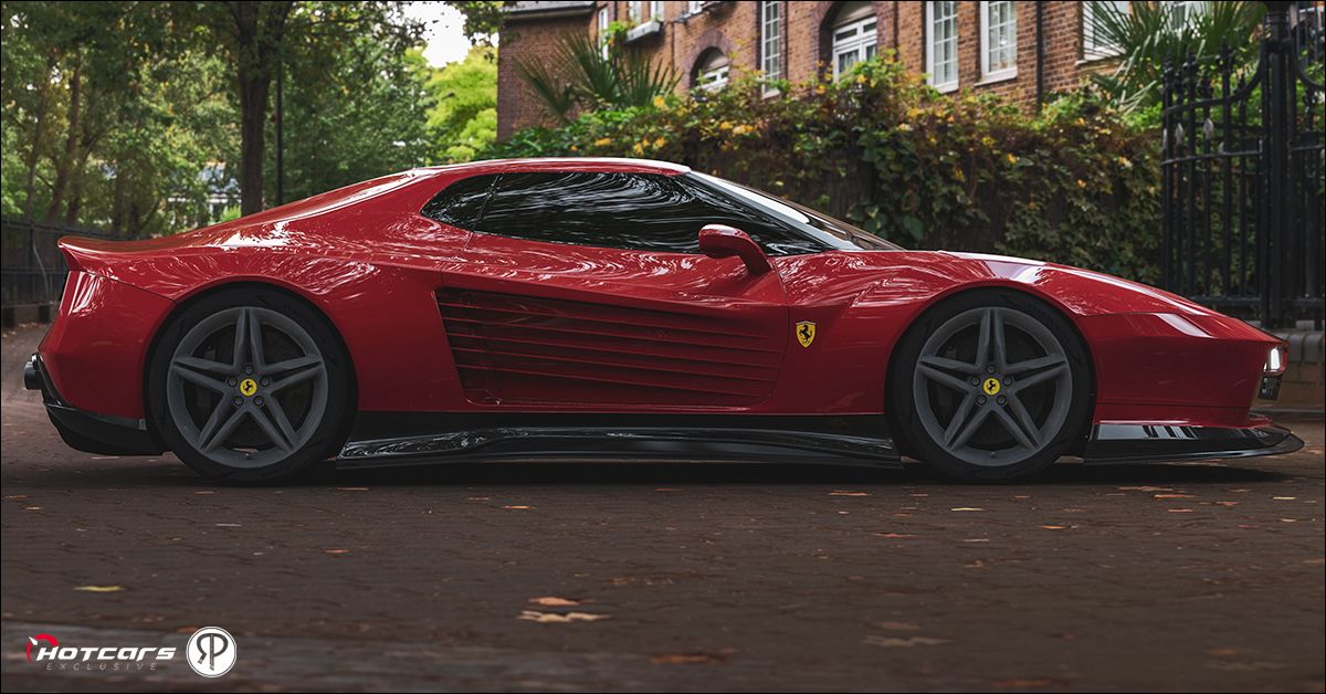 A Modern-Day Ferrari Testarossa Looks Stunning In An Artist's Rendering