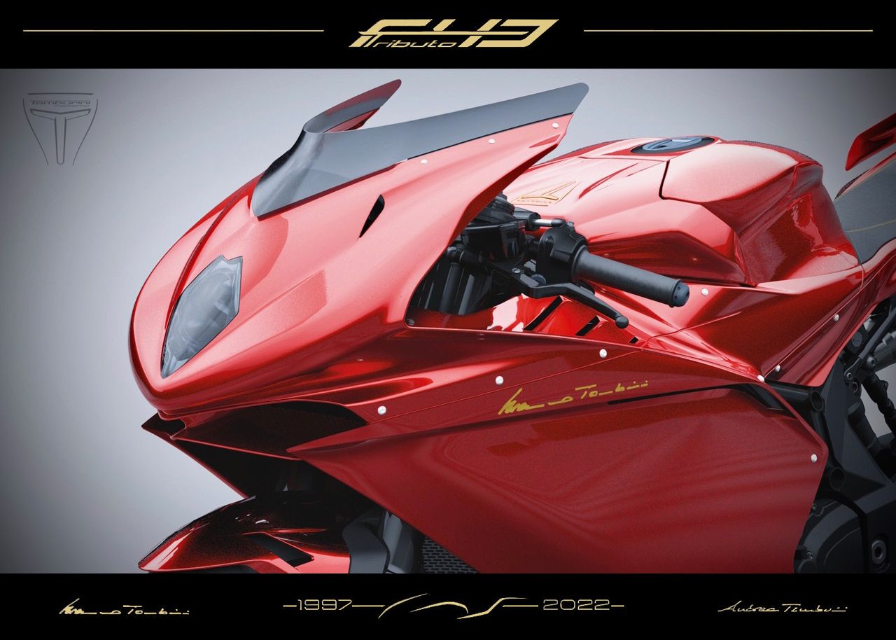 The Gorgeous MV Agusta Tamburini Corse F43 Celebrated Famed Designer Massimo Tamburini