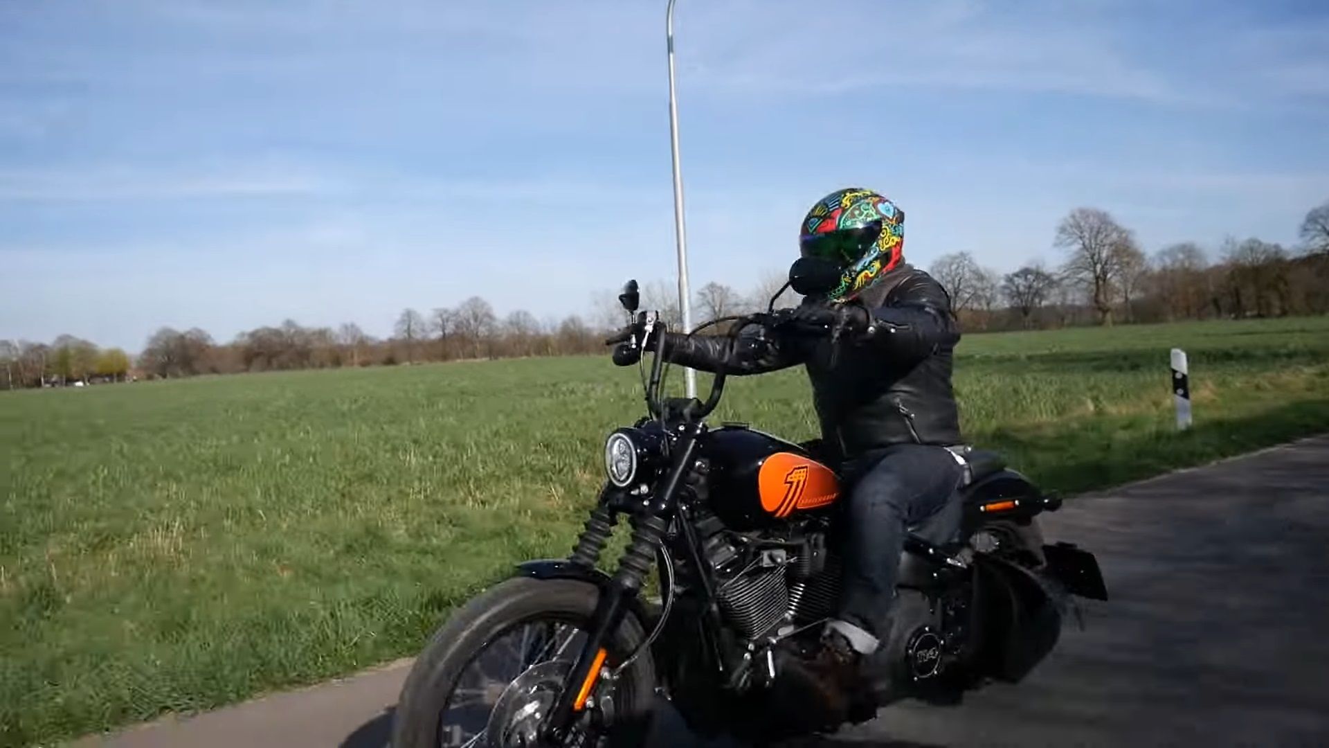 A Harley-Davidson Street Bob Pushed To Its Absolute Limit On The De ...