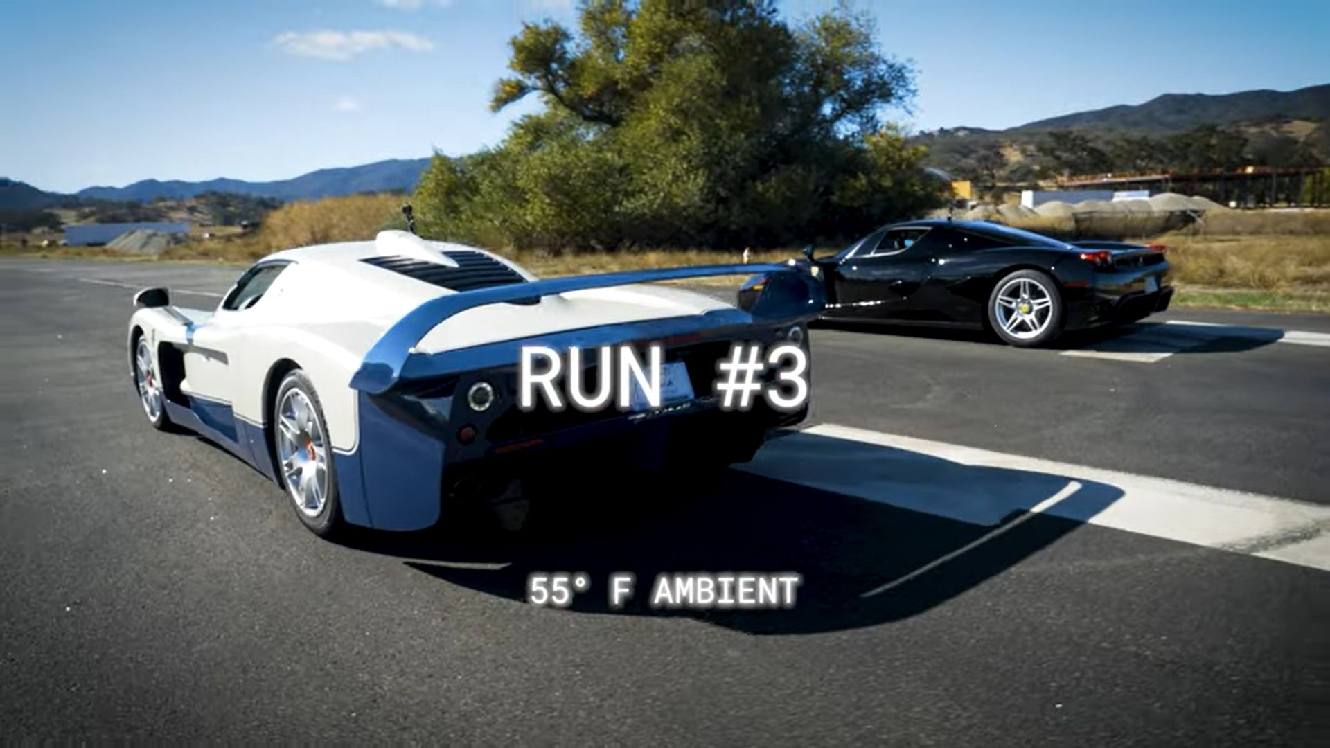 Ferrari Enzo And Maserati MC12 Face Off In A Battle Of Supercar Cousins