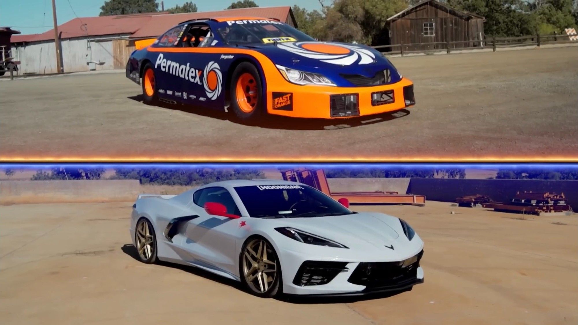A 2JZ-Swapped NASCAR Stock Car Is No Match For A C8 Corvette On The ...