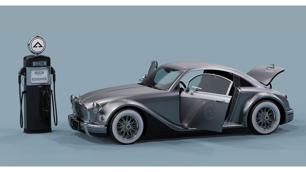 The Alpha Motors Montage Coupe Is A $500,000 Retro-Futuristic EV