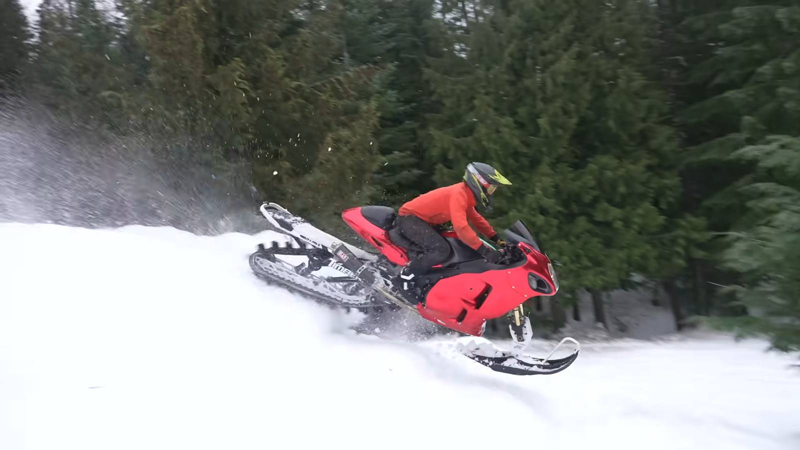 World's Fastest Motorcycle Gives Birth To The World's Fastest Snow Bike