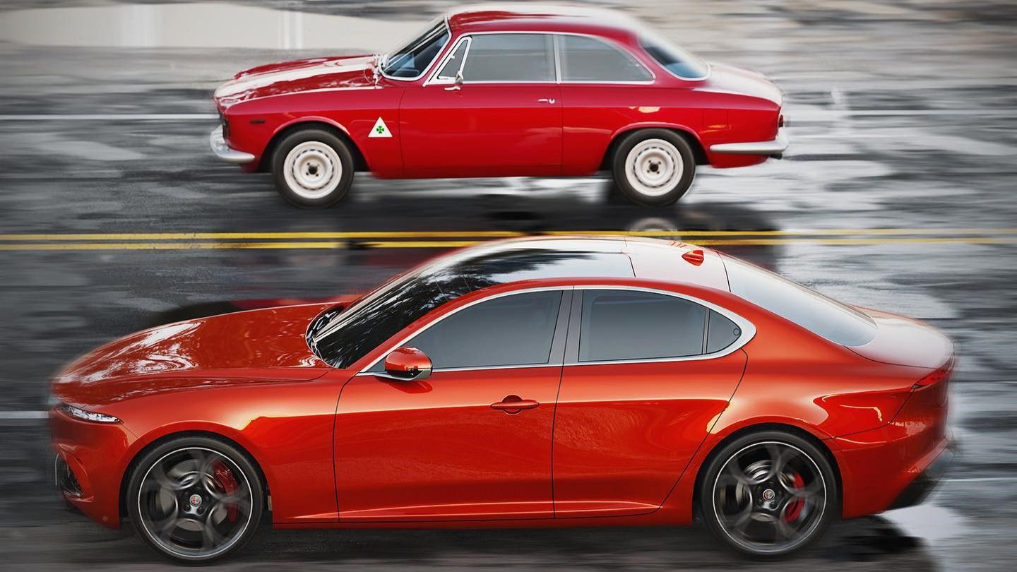 The Alfa Romeo Tonale SUV Imagined As A Sedan Is Knuckle-Bitingly Gorgeous