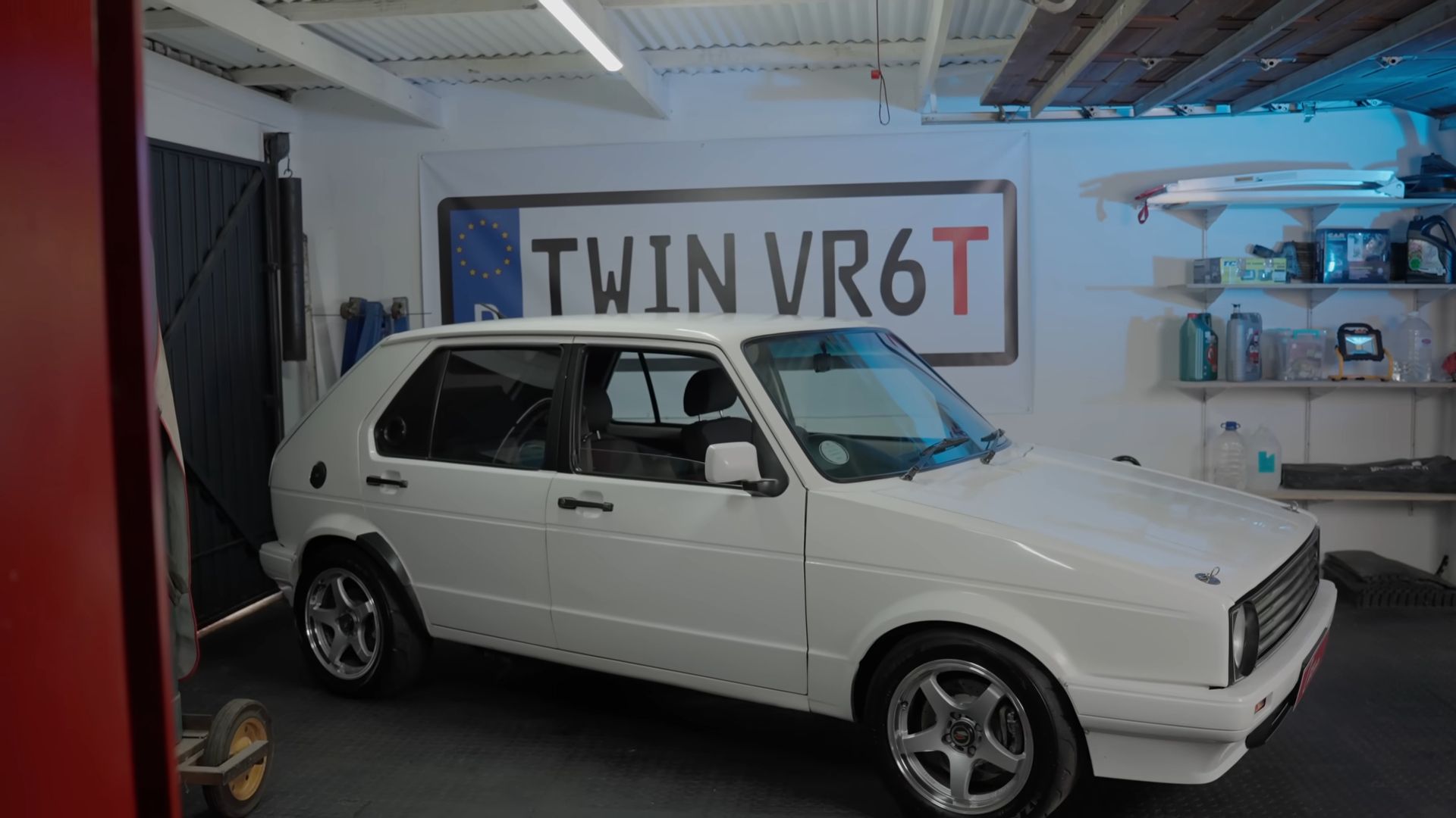 This Ridiculous Mk1 VW Golf's Unique Powertrain Will Blow Your Mind