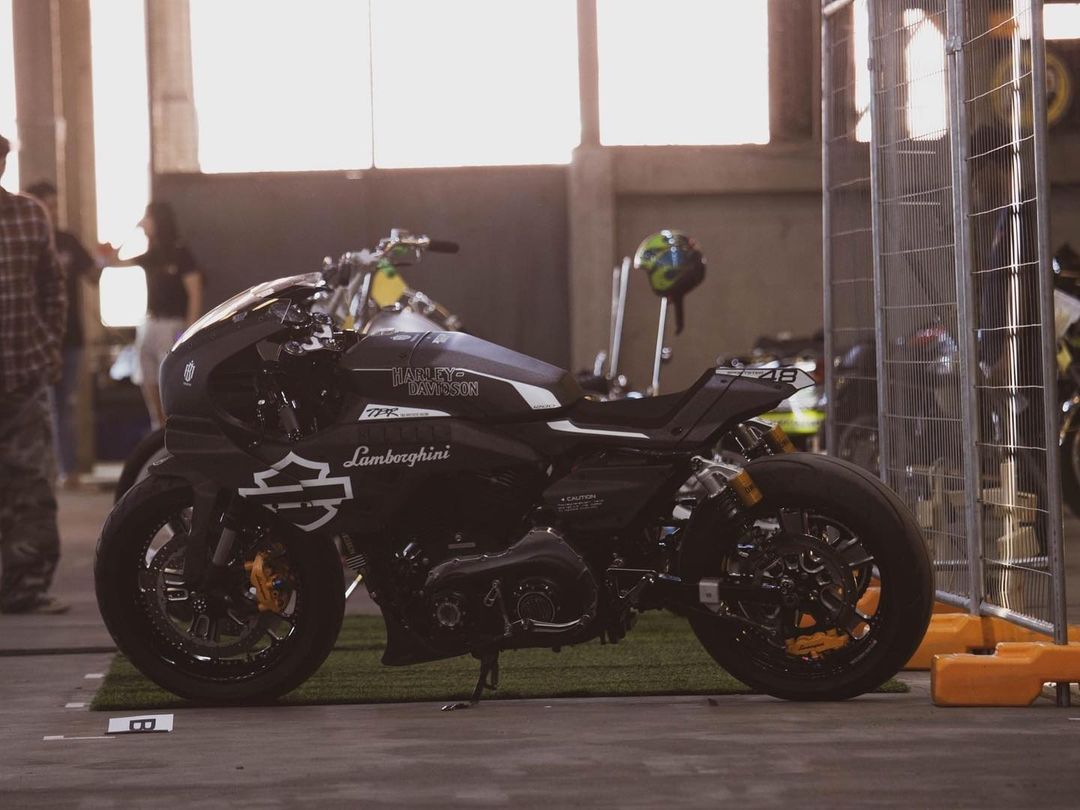 This Lamborghini-Inspired Harley Forty-Eight Was Made To Slay The Track
