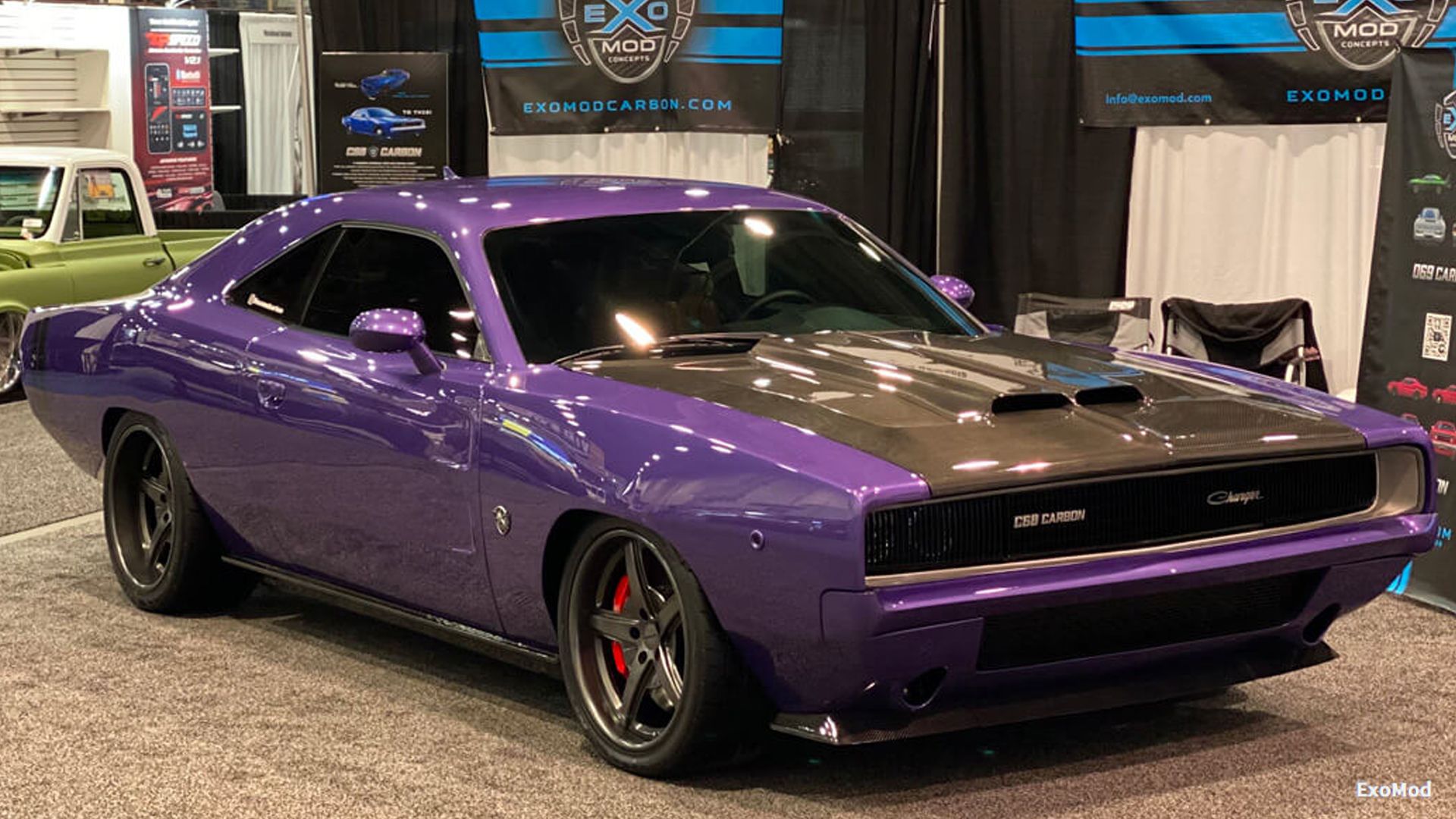 Chalkstorm By ExoMod Customs: A 885 HP Modern Carbon-Fiber "68 Charger ...