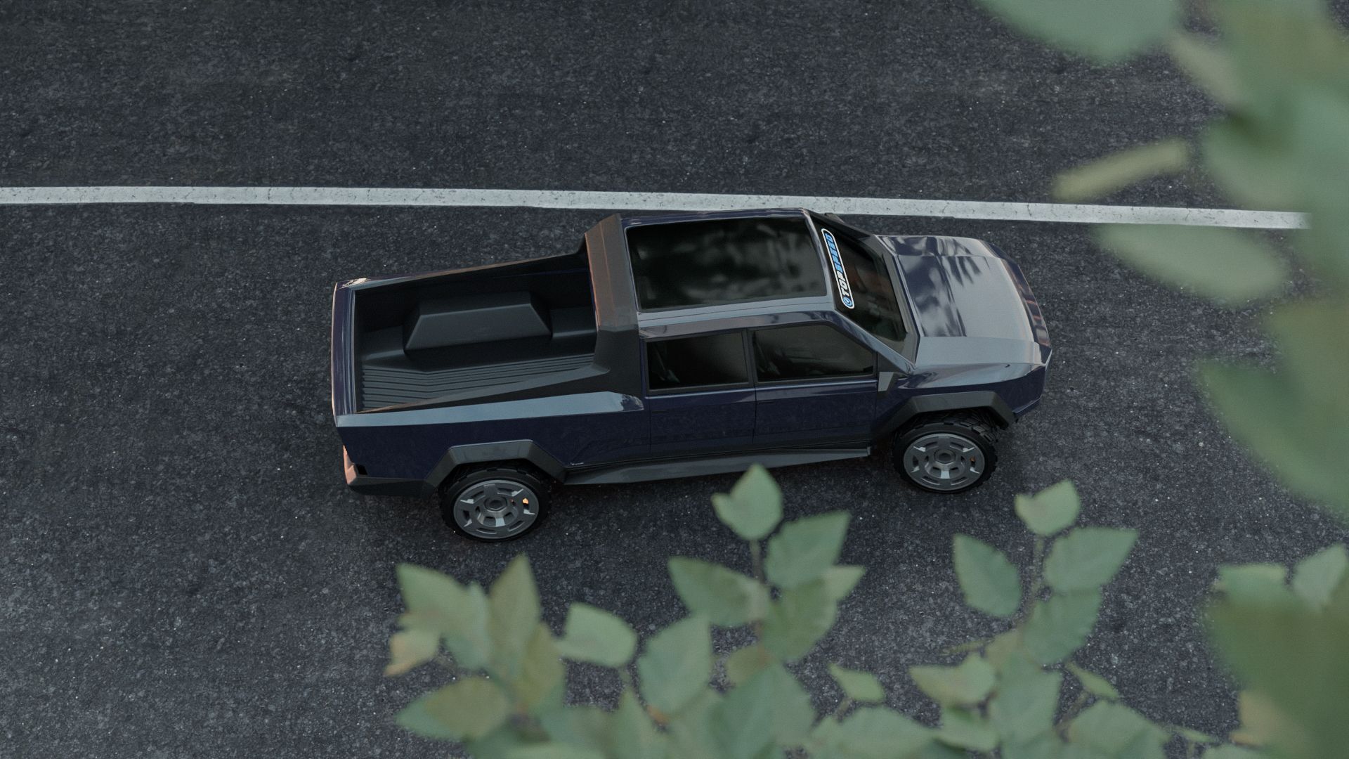 Exclusive Renderings Reveal An Almost Normal-Looking Tesla Cybertruck