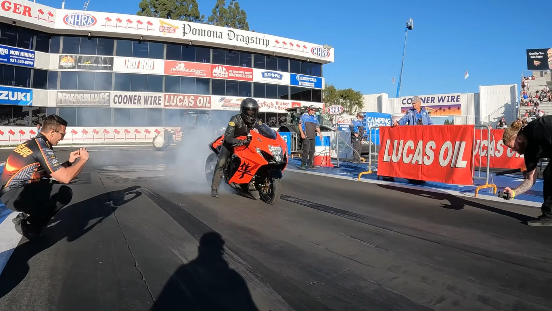 Watch A Special Suzuki Hayabusa Breach 200-MPH In Seven Seconds!