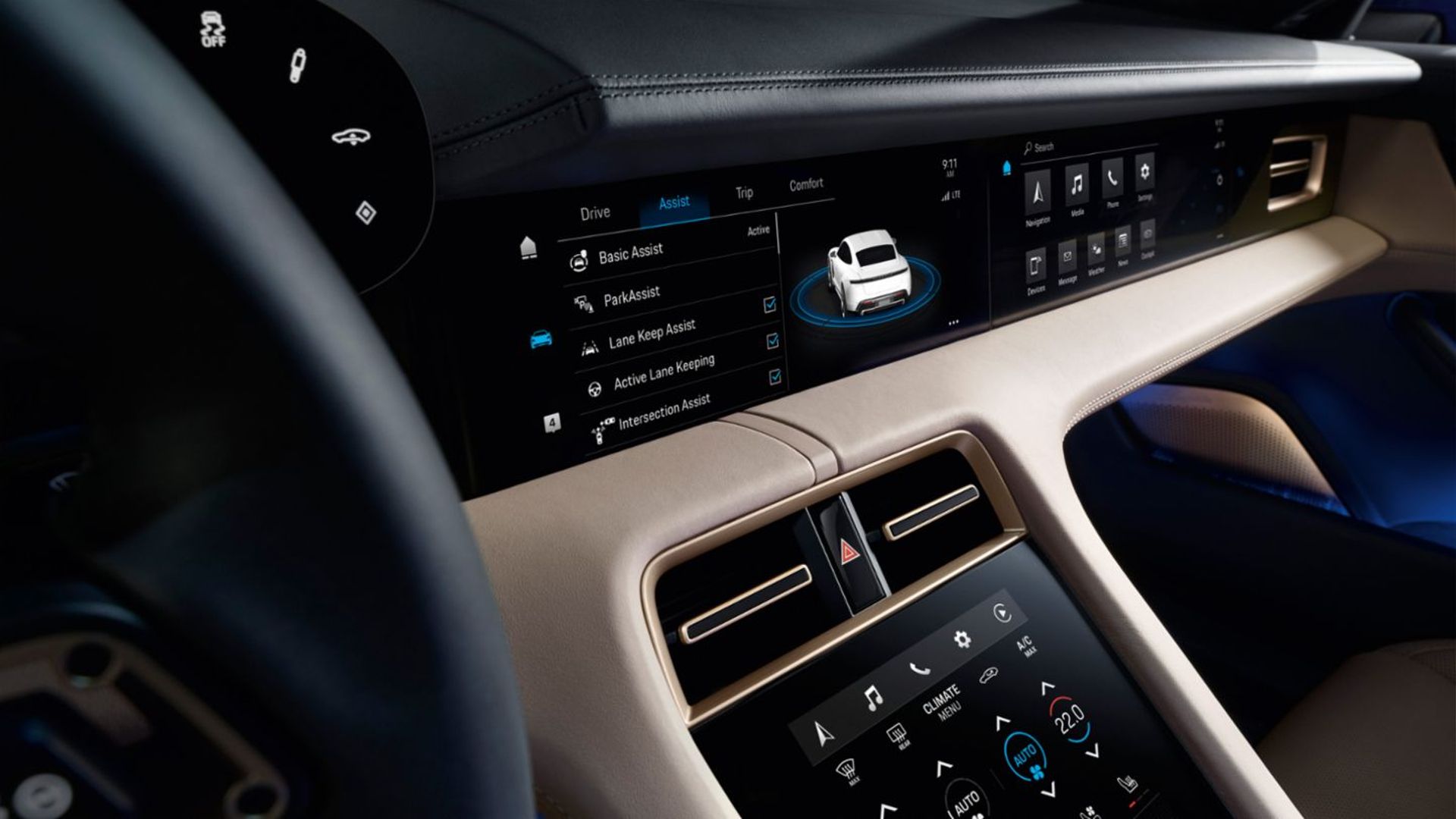 Porsche Taycan Interior Layouts And Technology Explained