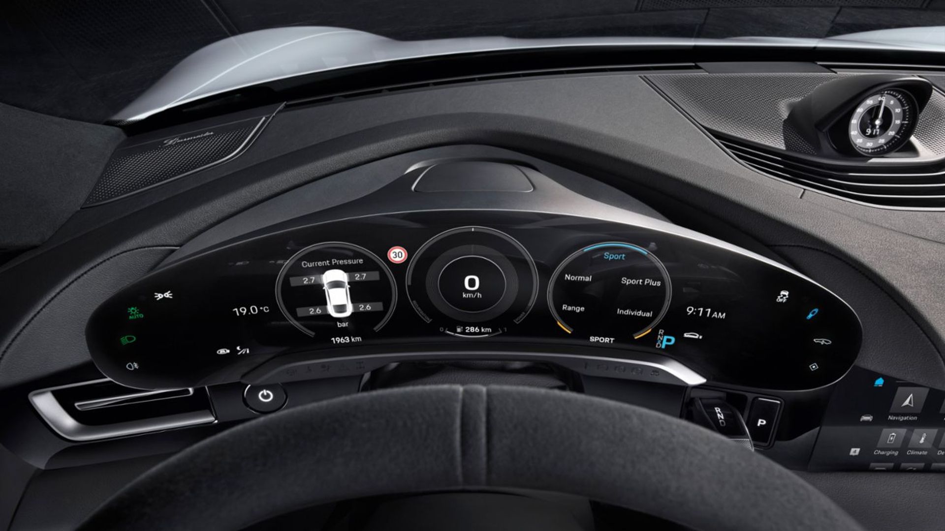 Porsche Taycan Interior Layouts And Technology Explained
