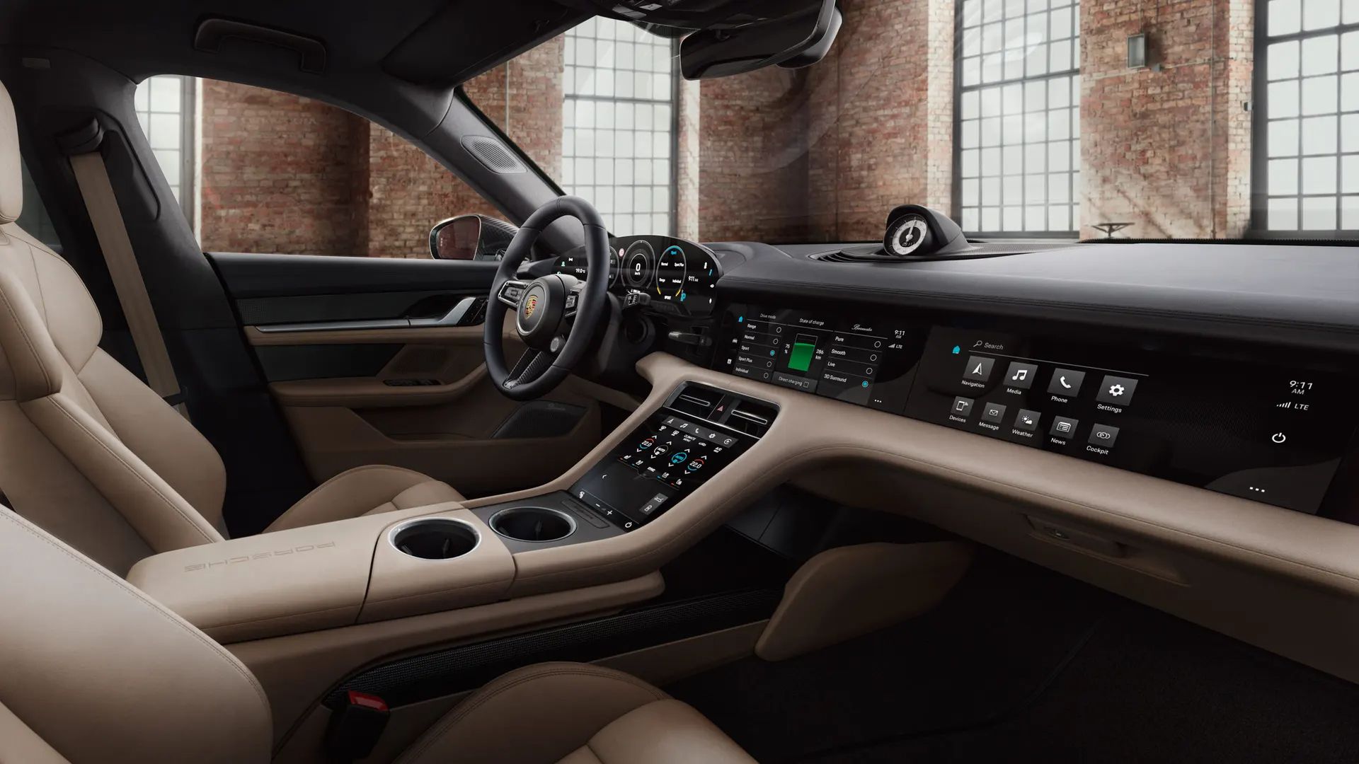 Porsche Taycan Interior Layouts And Technology Explained