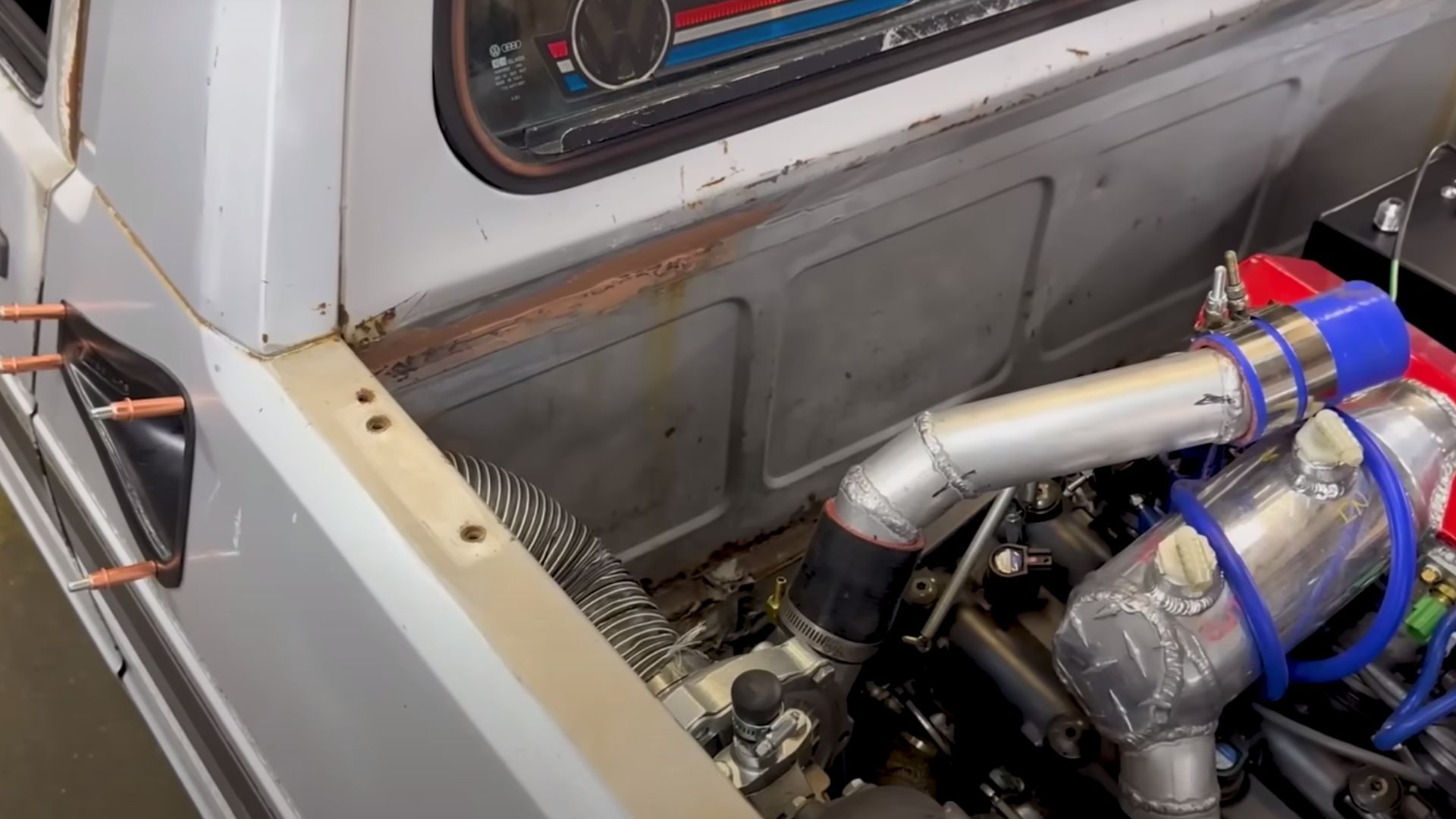 This VW Rabbit Pickup With A Hybrid Hayabusa Engine Is Absolutely Berserk