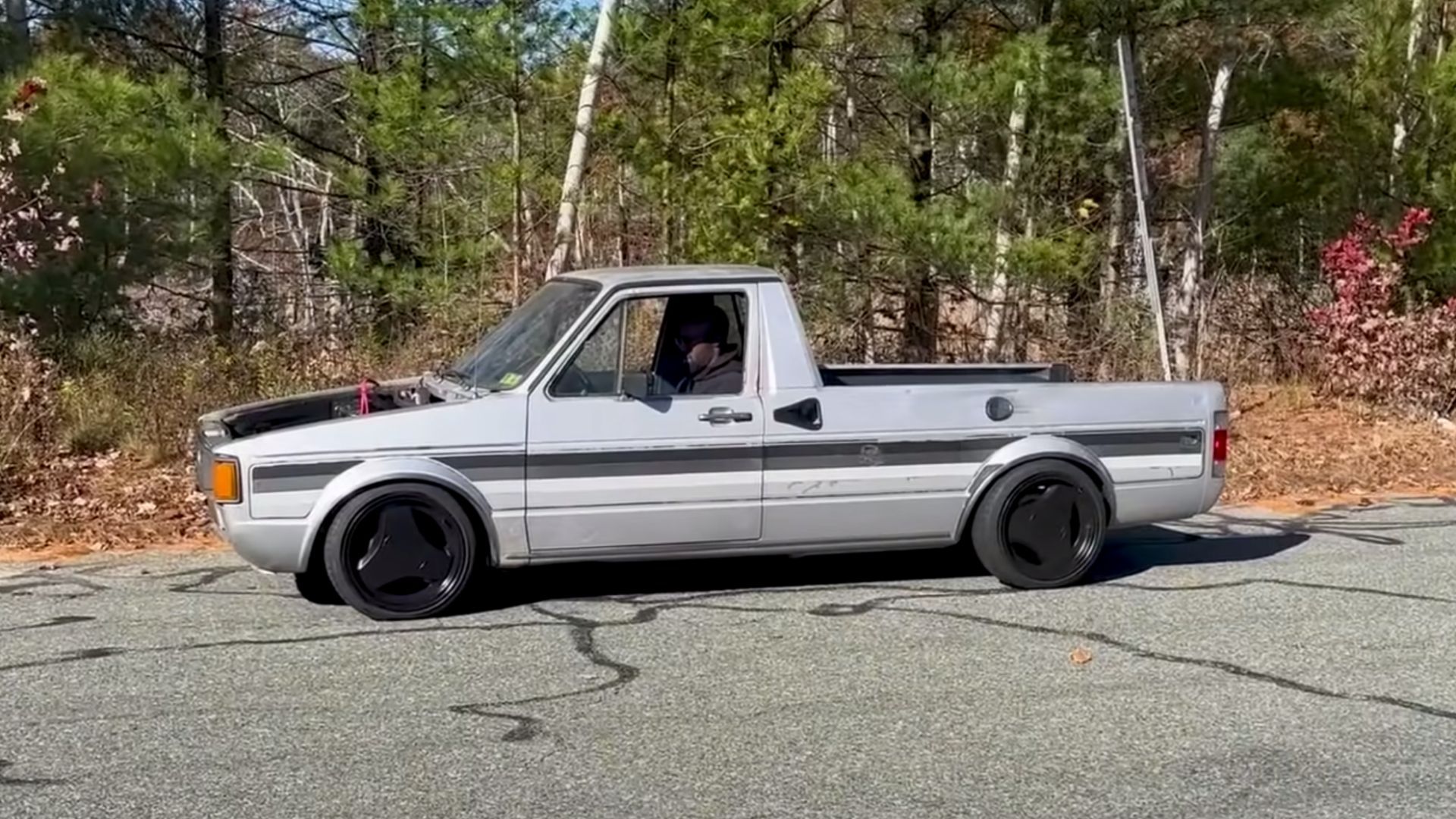 This VW Rabbit Pickup With A Hybrid Hayabusa Engine Is Absolutely Berserk