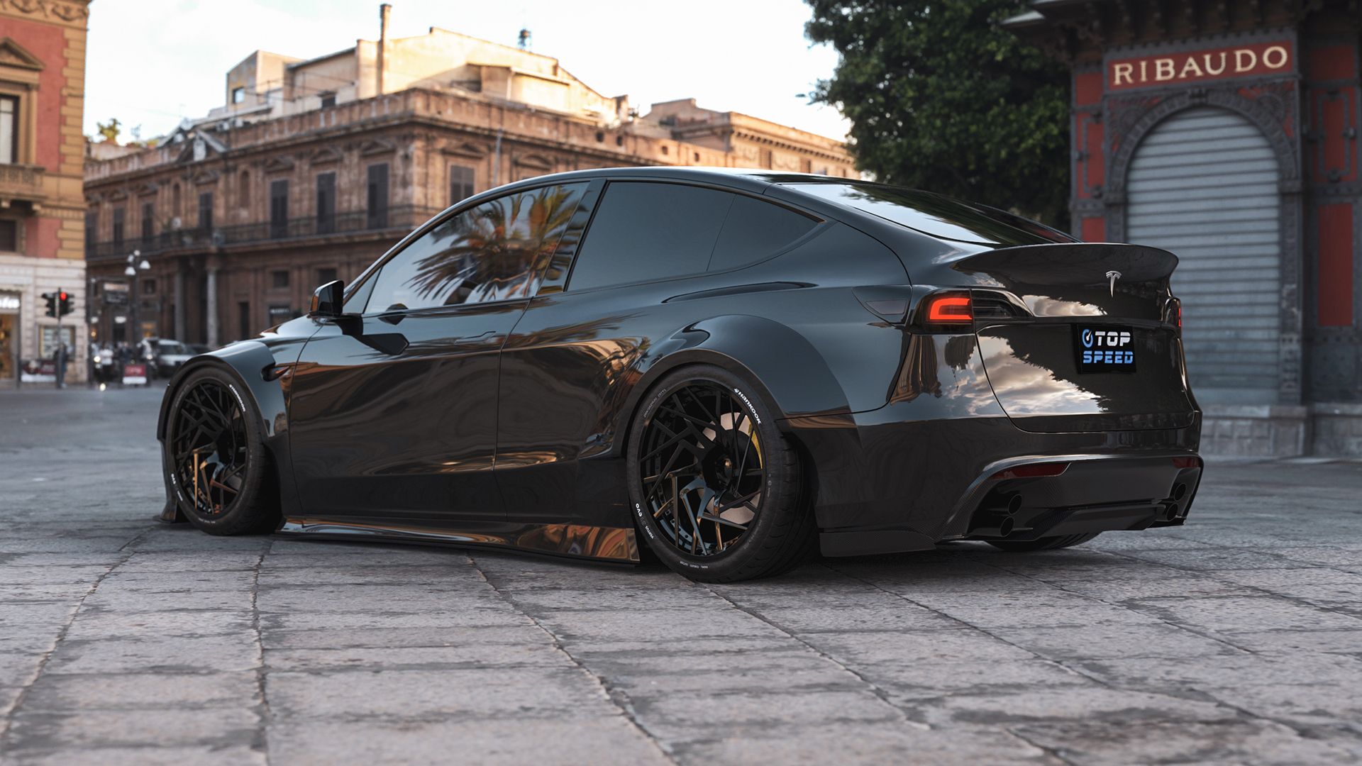 Our Exclusive Tesla Model Y Muscle Car Rendering Might Make you An EV ...