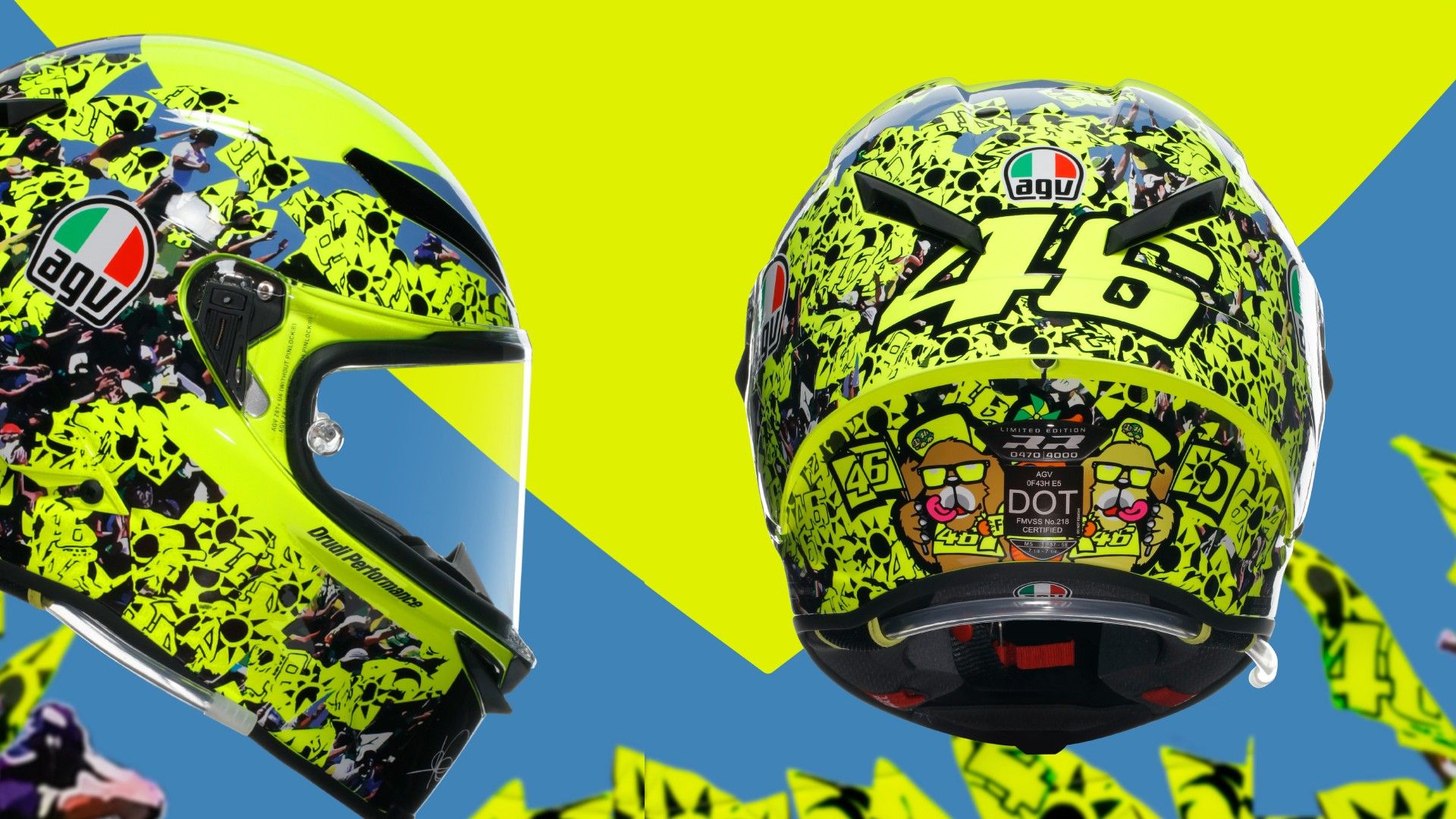 Most Iconic Valentino Rossi Helmets In MotoGP, Ranked