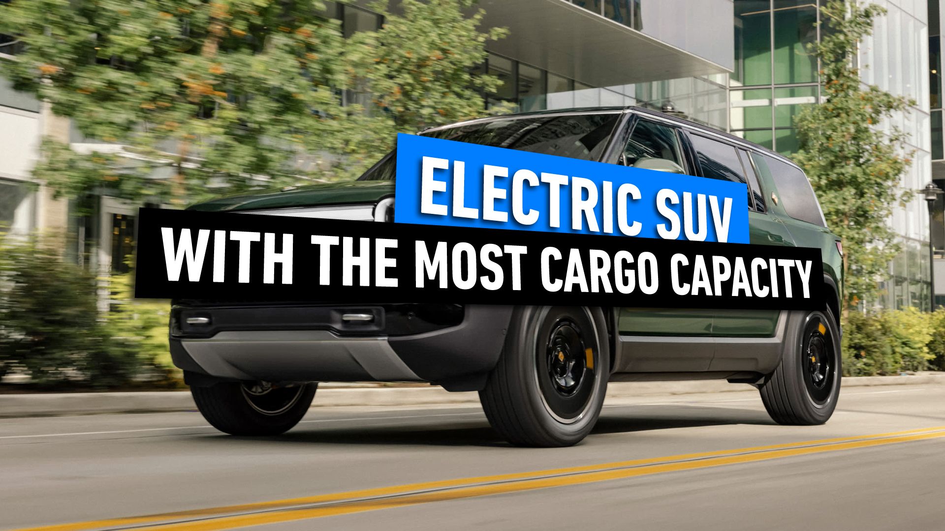 The Electric SUV With The Most Cargo Capacity In 2024