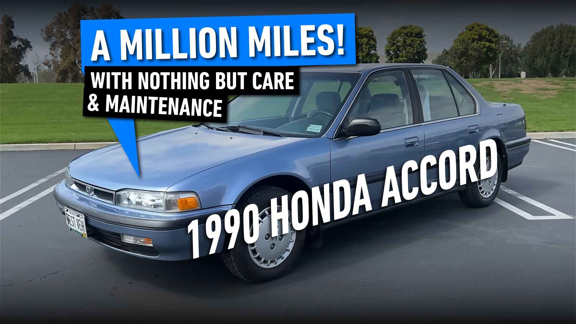 This Honda Accord Reached A Million Miles With Nothing But Care And Regular Maintenance