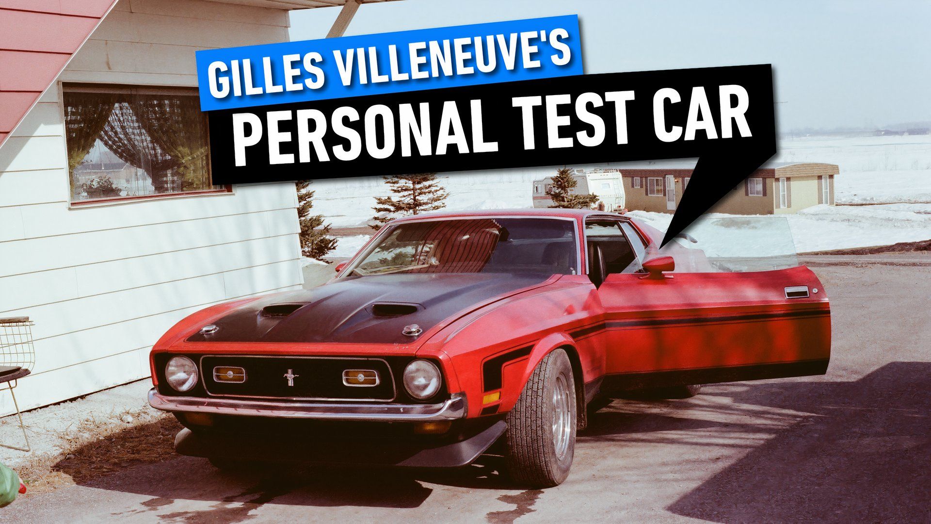 This Is The Ford Mustang F1 Legend Gilles Villeneuve Used To Sharpen ...