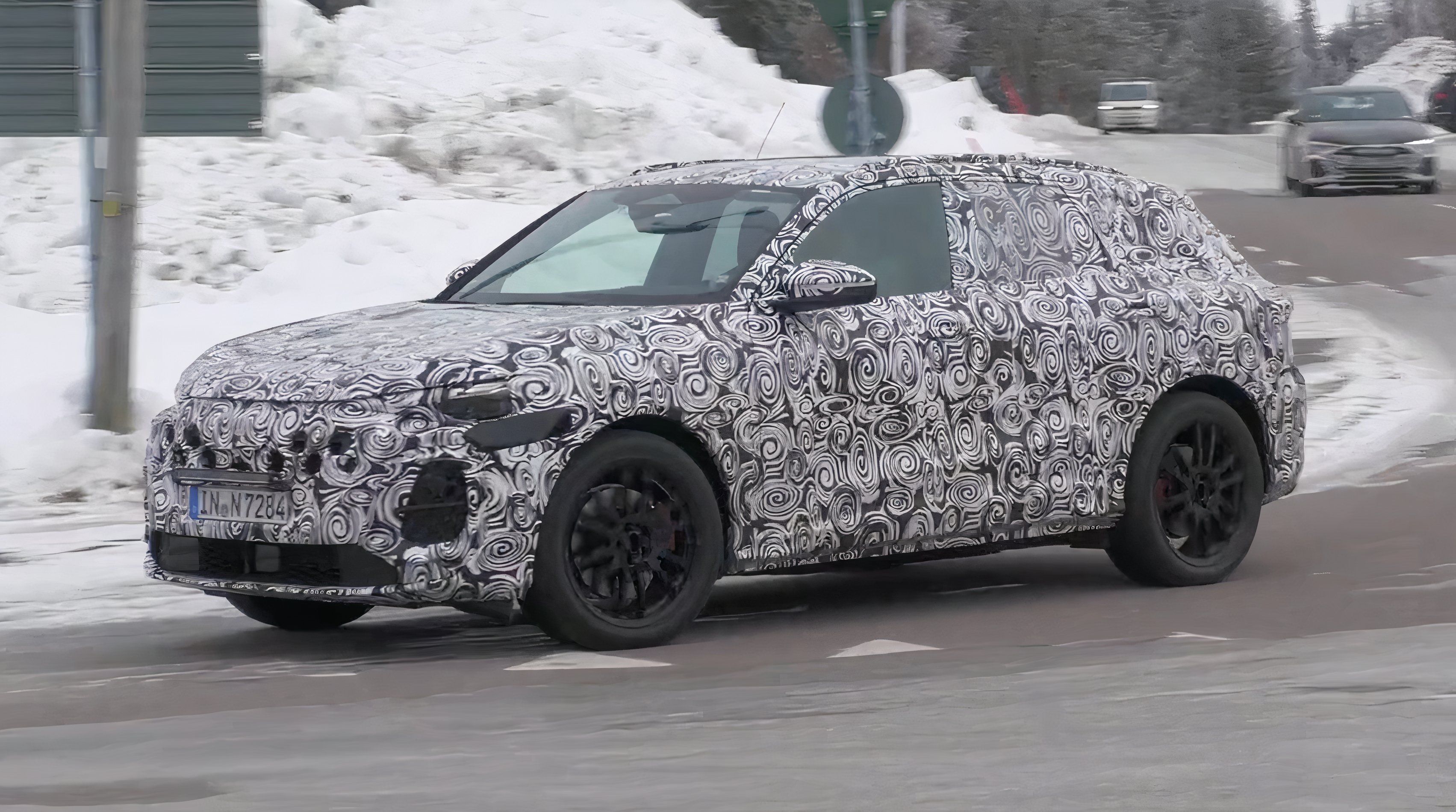 Throwback to the 2025 Audi SQ5 Prototype Testing On Snowy Roads In The ...