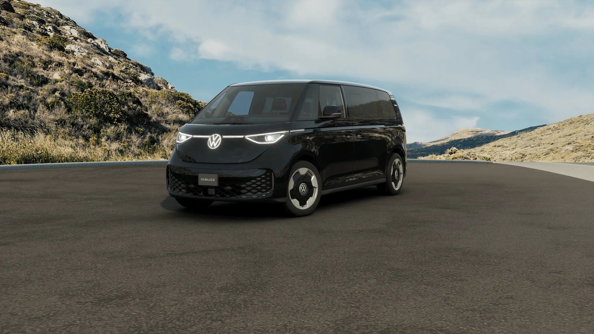 Own A VW ID. Buzz Dressed As Scooby-Doo's Mystery Machine