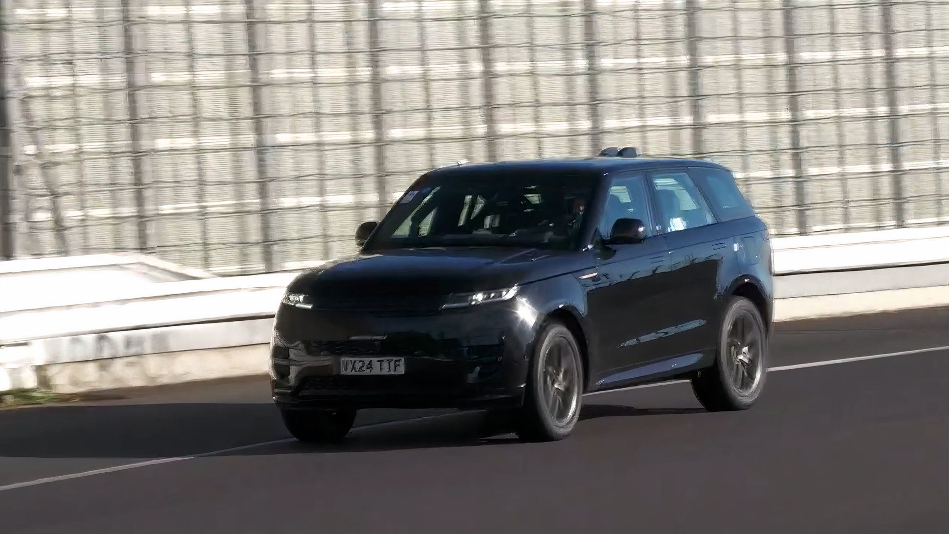 Land Rover Range Rover Sport EV Spotted Testing On The Track