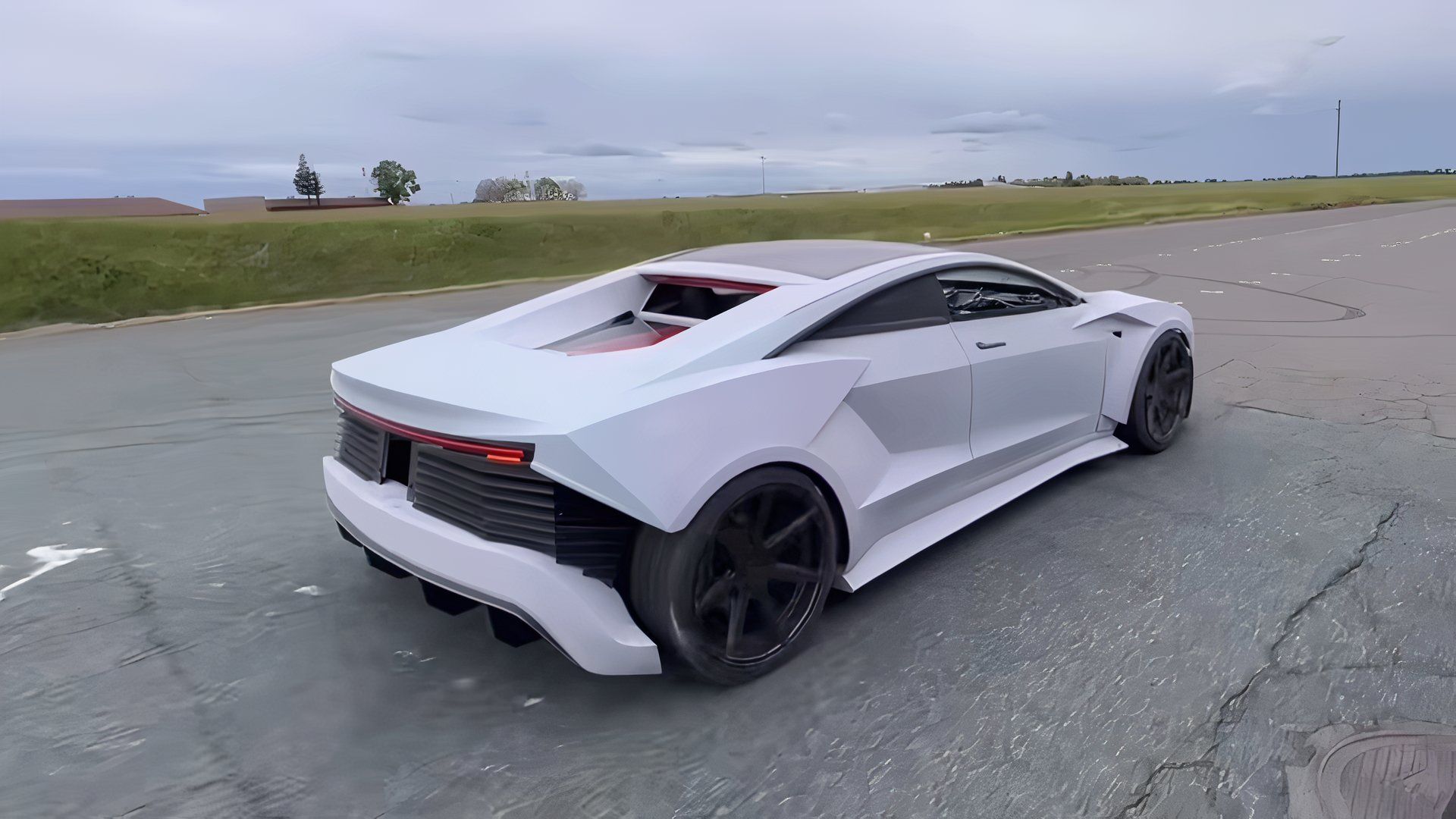 This Custom Tesla CyberRoadster Will Leave You Torn