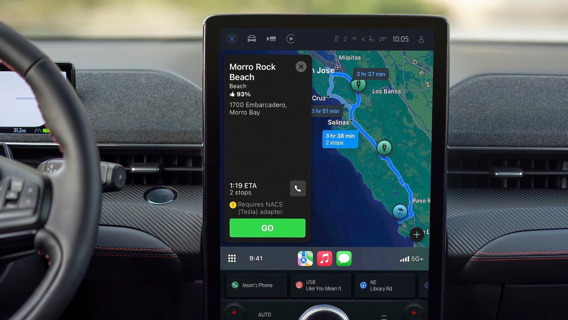 Ford Ships Free NACS Adapters, Uses Apple Maps To Route To Tesla ...
