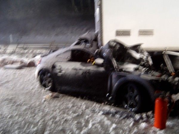 Audi TT crashed in Germany