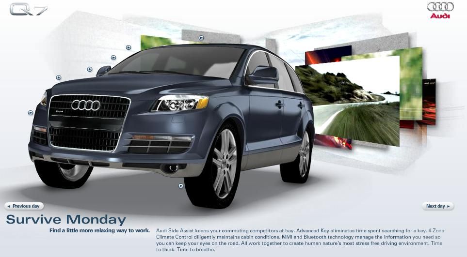 Audi Q7 - new digital campaign