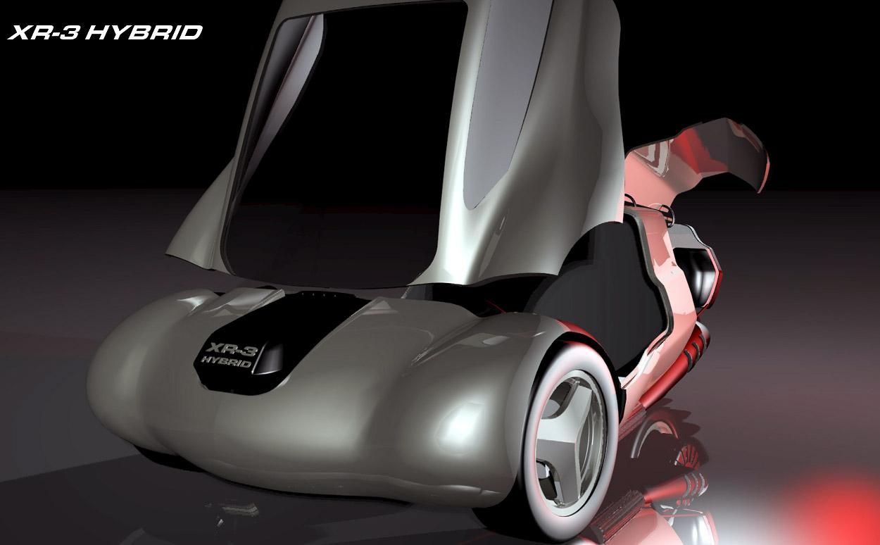 The XR-3 Hybrid - A Three-Wheel Super-Mileage Plug-In Hybrid Vehicle