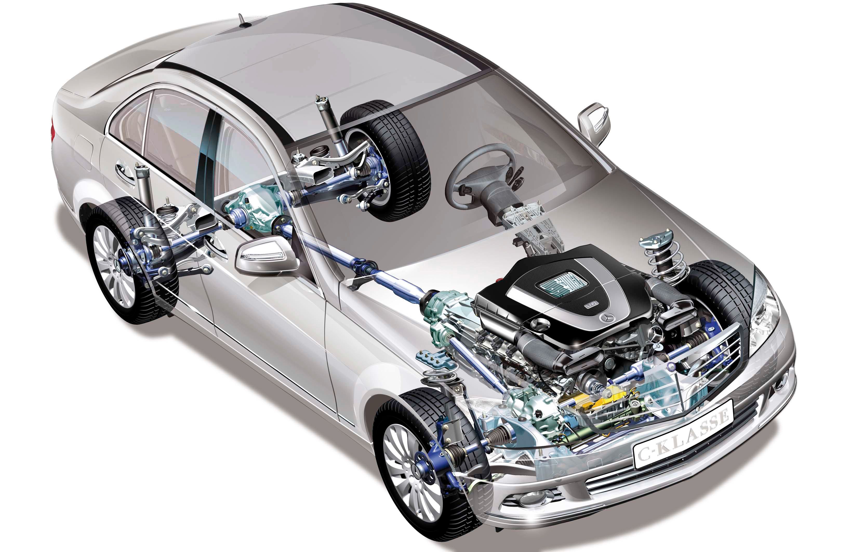 Mercedes C-Class available with 4MATIC all-wheel drive