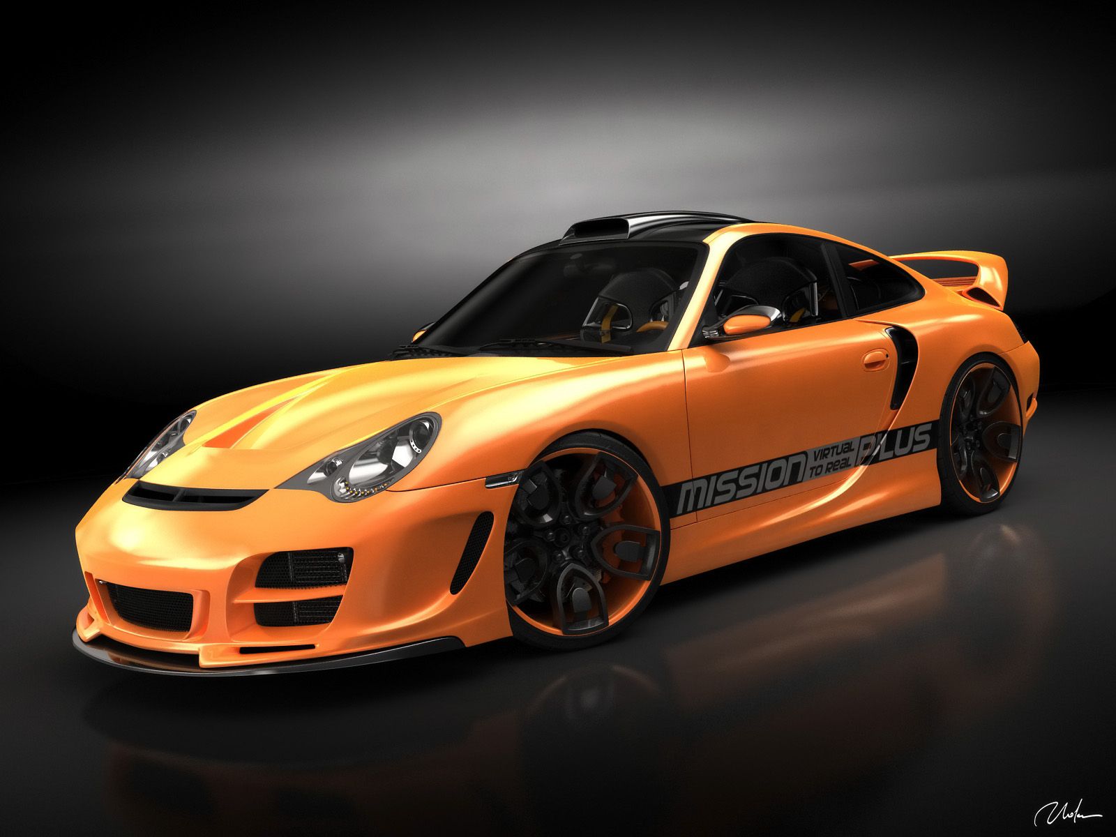Top Art Porsche 911 996 Design Concept