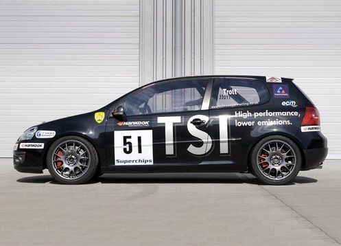 Volkswagen Golf GT TSI takes to the track