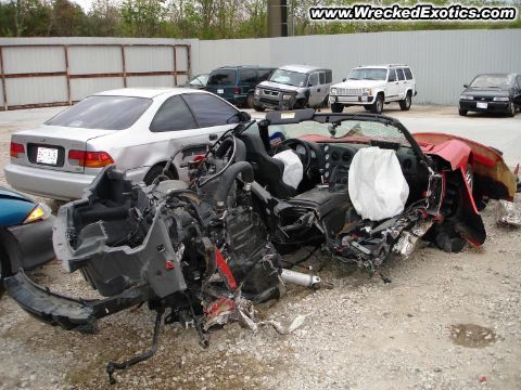 Dodge Viper crashed