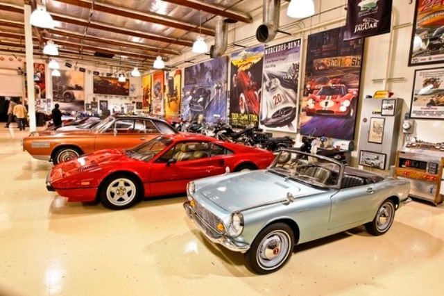 A look inside Jay Leno's "garage"