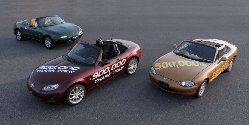 Mazda MX-5 Miata breaks Guinness World Record with 900,000th car