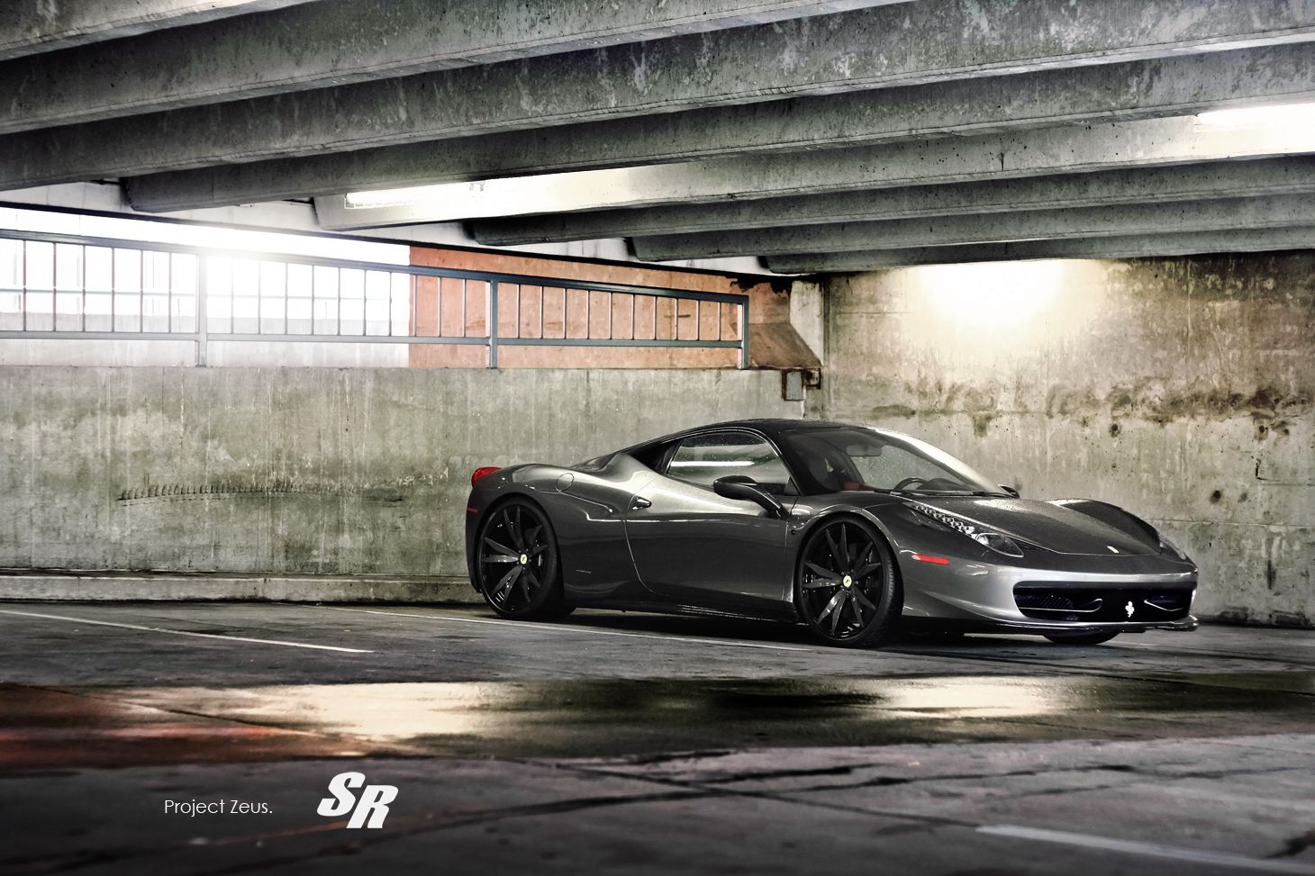 Ferrari 458 Grey Wallpaper