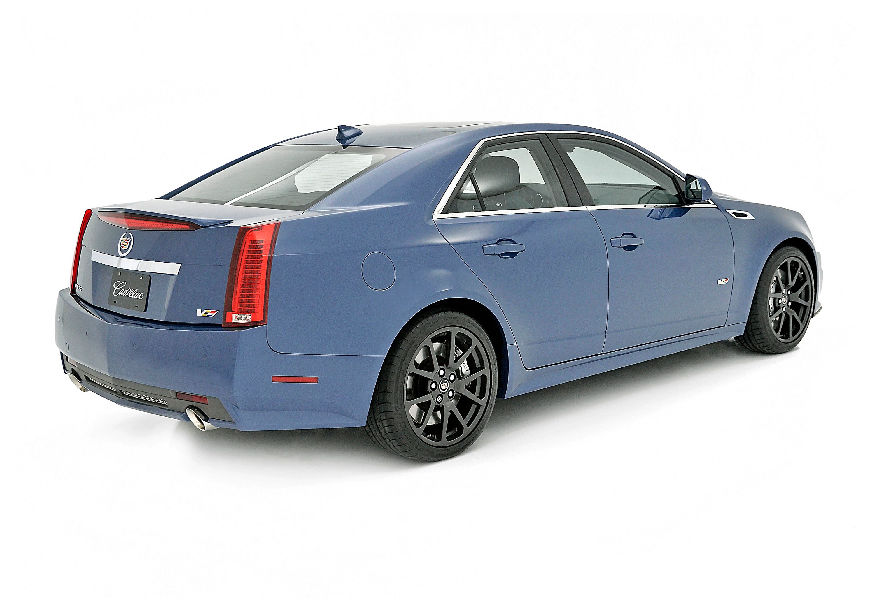 2013 Cadillac CTS-V Silver Frost and Stealth Blue Limited Edition