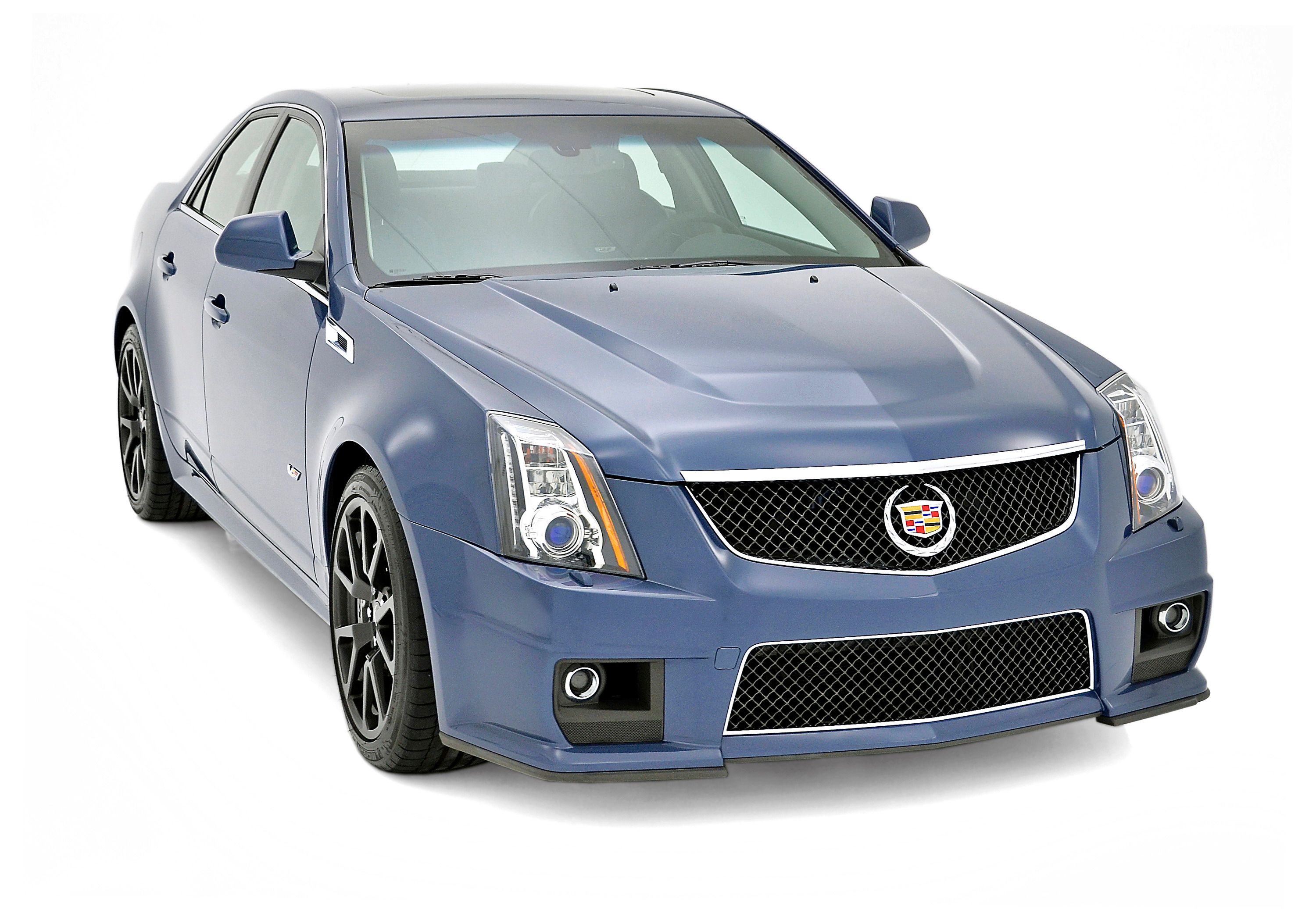 2013 Cadillac CTS-V Silver Frost and Stealth Blue Limited Edition