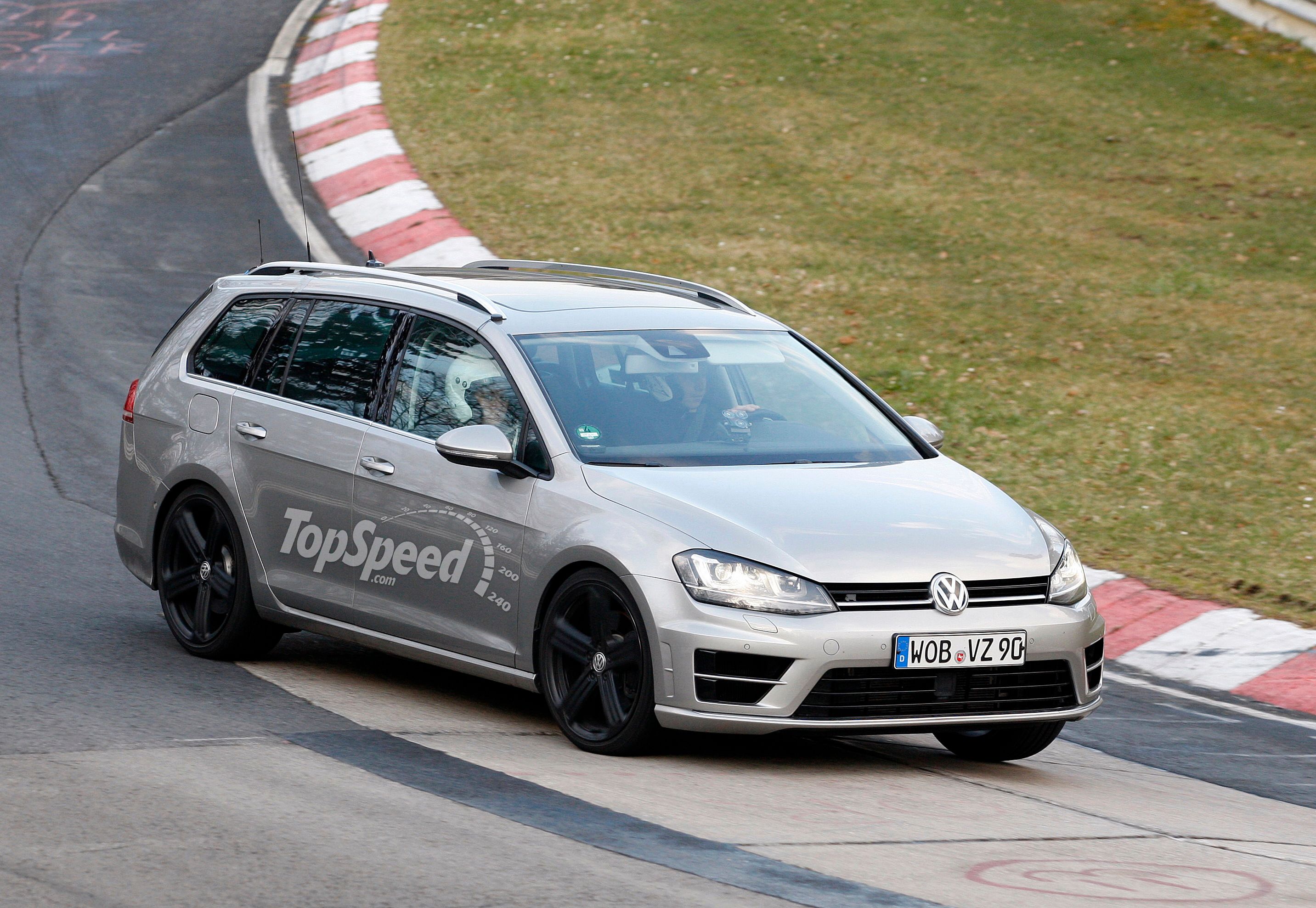 Spy Shots: Volkswagen Golf R Variant Caught Testing At Nurburgring