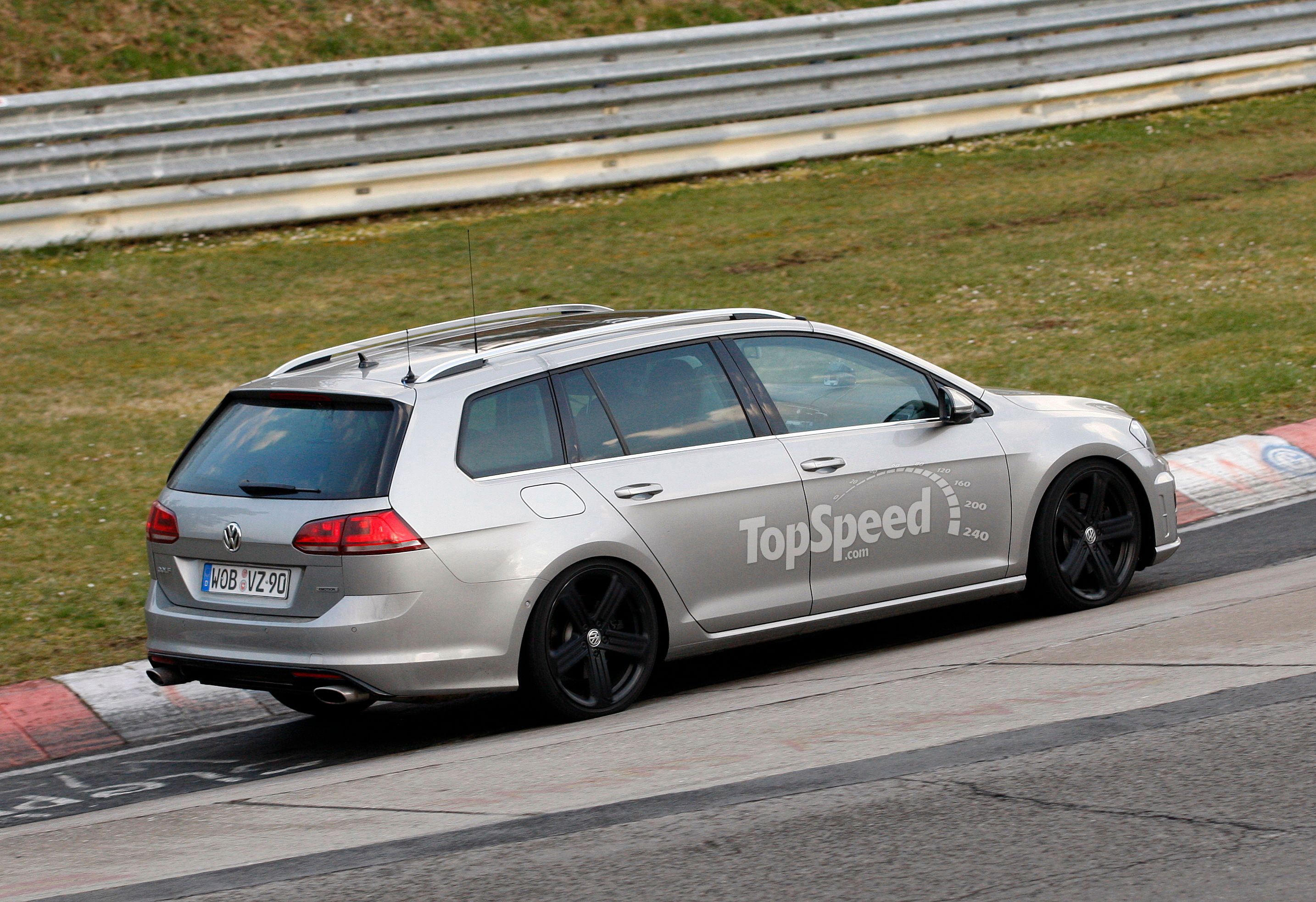 Spy Shots: Volkswagen Golf R Variant Caught Testing At Nurburgring